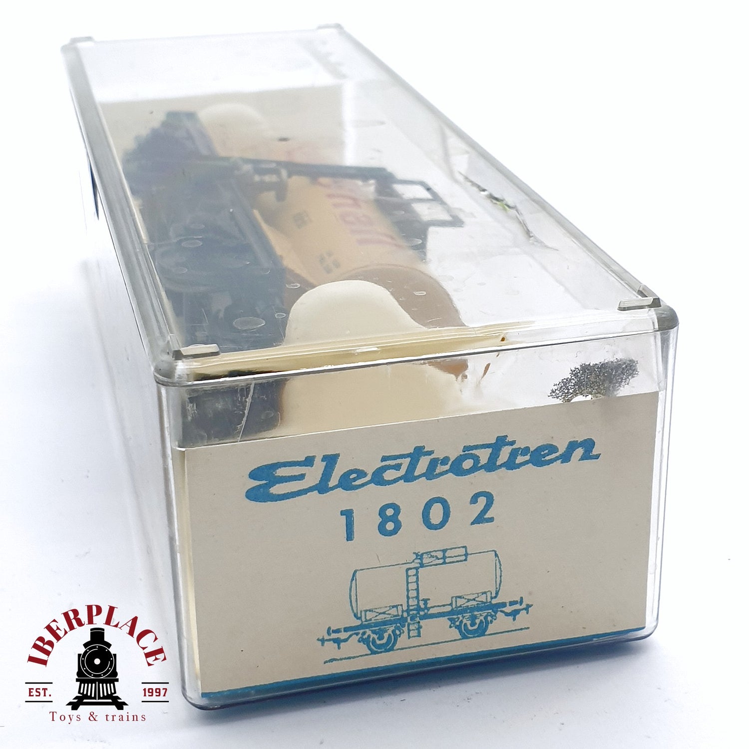 ♻️ 2da mano - DC Electrotren 1802 vagón cisterna shell amarillo RENFE ...