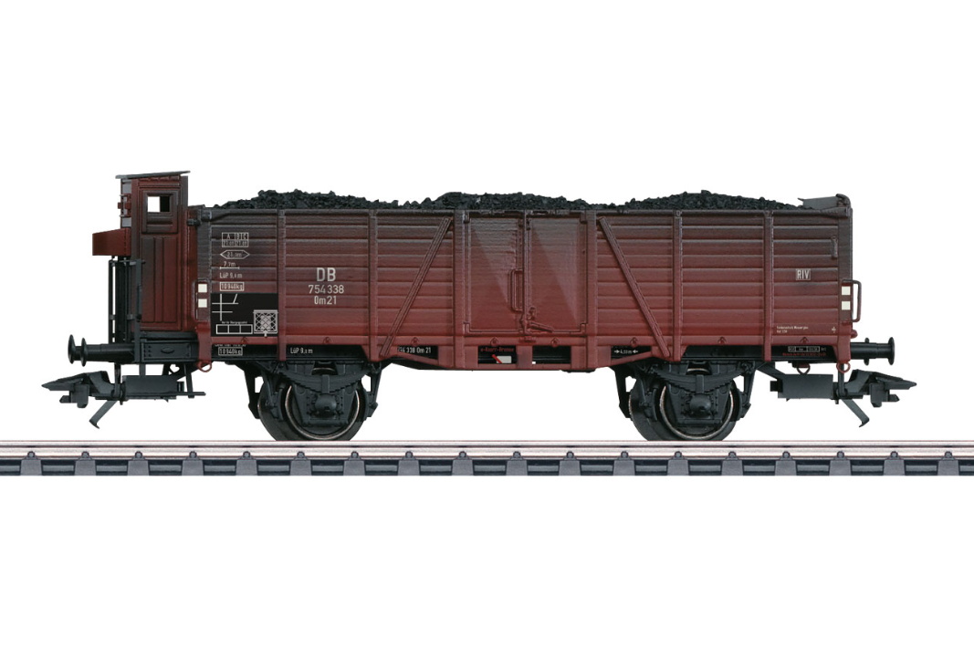 H0 1:87 escala Märklin 46027 Vagón de bordes altos abiertos Om 21 DB ...